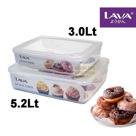 Lava Food Container Small Rectangle Container Multipurpose Container Food Container