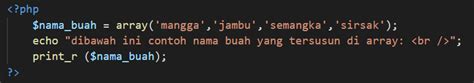 PHP Part Tipe Data CatatanKu
