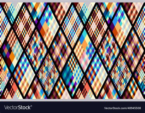 Argyle Seamless Pattern Background Royalty Free Vector Image