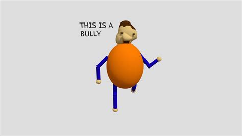 Paint 3d Its A Bully Baldis Basics Download Free 3d Model By