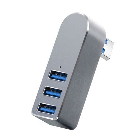 Vcom Usb 3 0 Hub 3 Port Aluminum Mini Usb Splitter High Speed Usb Expansion Data Hub
