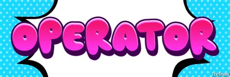 Operator Text Effect And Logo Design Word