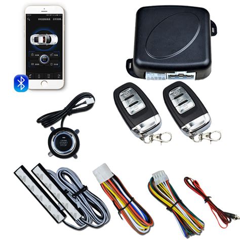 Soloman 【spot Stock】pke Car Alarm Passive Keyless Entry Remote Start Stop And Push Button Start