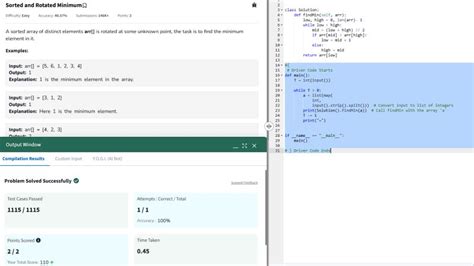Gfg160 Day28 Binarysearch Rotatedarray Dsachallenge Geeksforgeeks