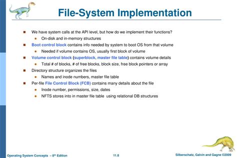 Ppt Chapter 11 File System Implementation Powerpoint Presentation