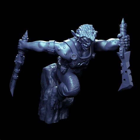 3d File Goblin Assassin Set A Fantasy Miniatures・3d Printer Design To