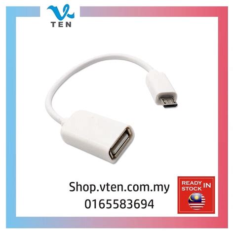 Type C Usb Otg Cable Micro Usb Otg Kabel Printer Phone Adapter Android Kabel Otg Penyambung
