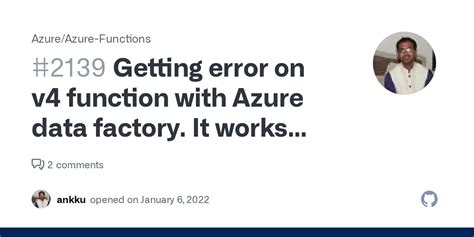 getting error on v4 function with azure data factory it works fine