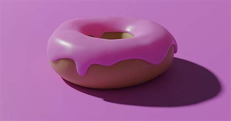 Donut But With Denoiser And A Pink Background Blender Album On Imgur