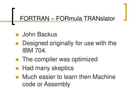 Ppt Fortran Powerpoint Presentation Free Download Id993042