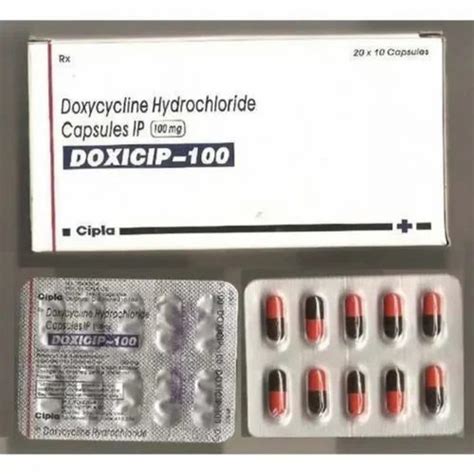Doxycycline 100 Mg Tablet At ₹ 200 Box Bagadganj Nagpur Id 2851280285030