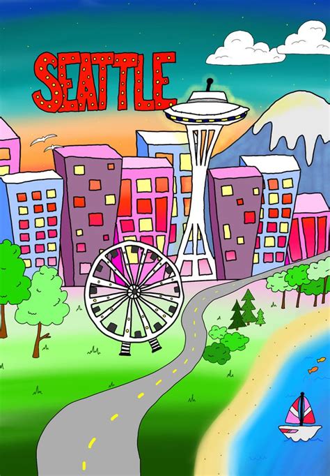 Seattle Cartoon