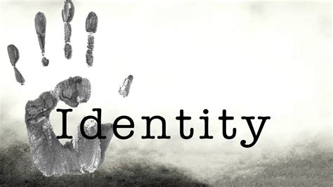 IDENTITY What And Who Defines You In God S Image