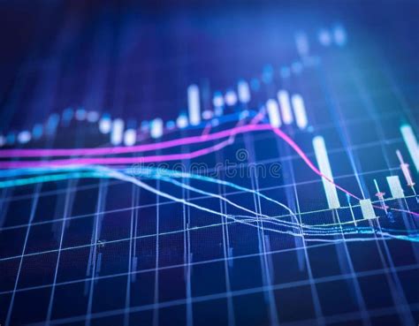 Business Graph Displaying Data Trends Illustrating Analytics