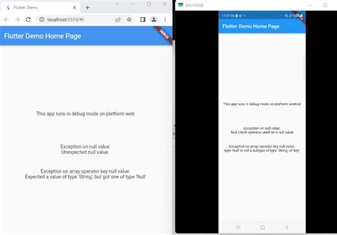 exception type null is not a subtype of type x of key in web release mode not thrown