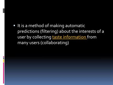 Ppt Collaborative Filtering And Recommender Systems Powerpoint Presentation Id 5114524