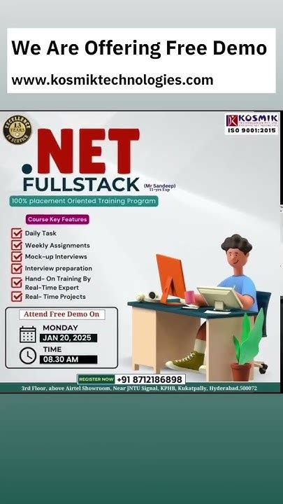 We Are Offering Free Demos Kosmiktechnologies Software Training