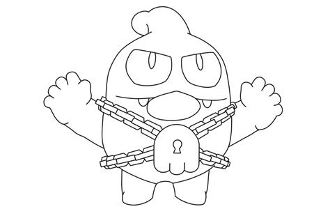 Бравл Старс Раскраски Скуик 56 фото