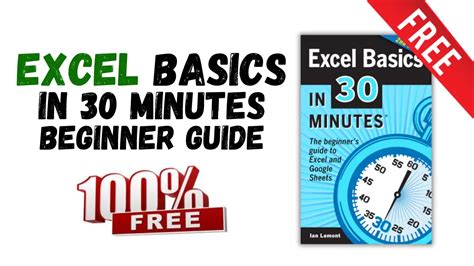 Pdf Excel Basics In 30 Minutes Free Book