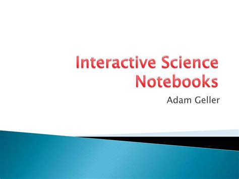 Interactive Science Notebooks Explained PPTX Homework And Study Education