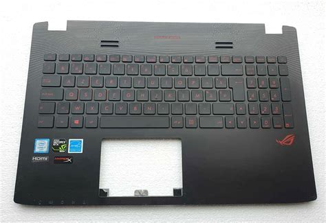 Asus Rog Gl552 Gl552jx Gl752 France Belgium Laptop Keyboard One Key Only Ebay
