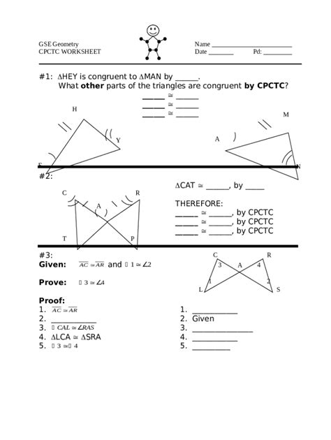6 Cpctc And Proofs Hw 1 Pdf Course Hero Doc Template Pdffiller