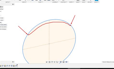 Solved Separate Sketch Circle In To Two Points Autodesk Community