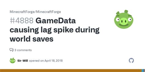 Gamedata Causing Lag Spike During World Saves · Issue 4888