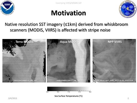 Ppt Destriping Of Viirs And Modis Sst Imagery Powerpoint Presentation Id 3414280