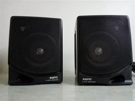 Two Ways Speaker And Sanyo Audio Soundbars Speakers Amplifiers On Carousell