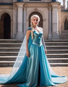 Adult Elsa Fancy Dress Face Swap Id