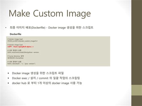 Creating Docker Custom Image Pdf