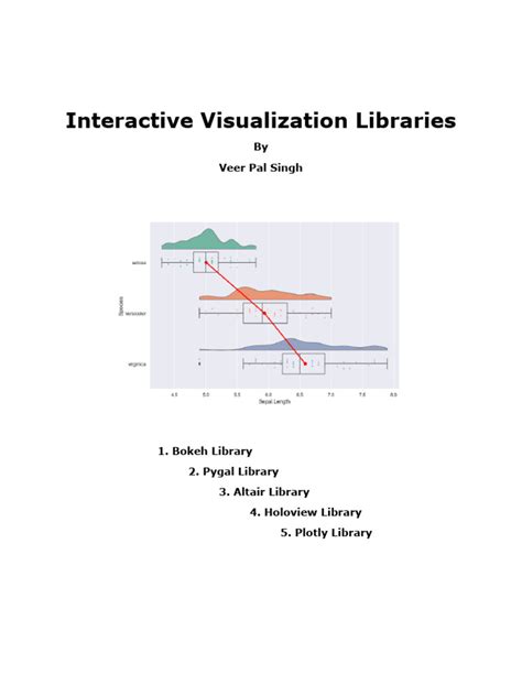 Interactive Visualization Libraries Pdf Visualization Graphics