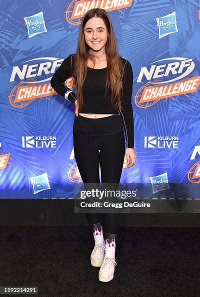 Ashley Wicka Attends The Nerf Challenge World Premiere At L A Live News Photo Getty Images