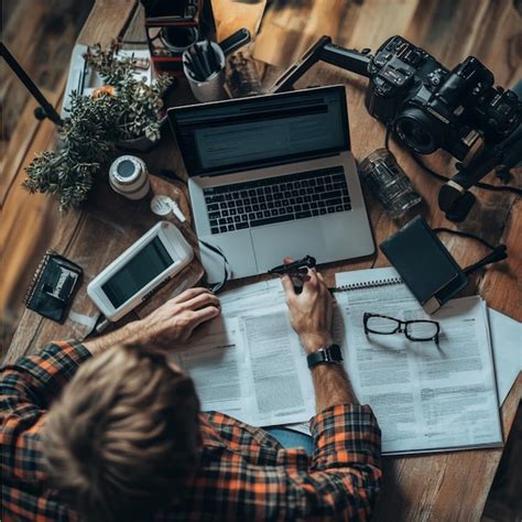 A Journalist Creating Content For A News Website Including Writing