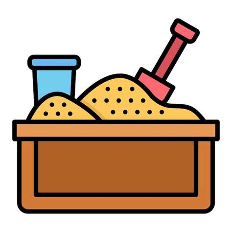 Premium Vector Sandbox Icon