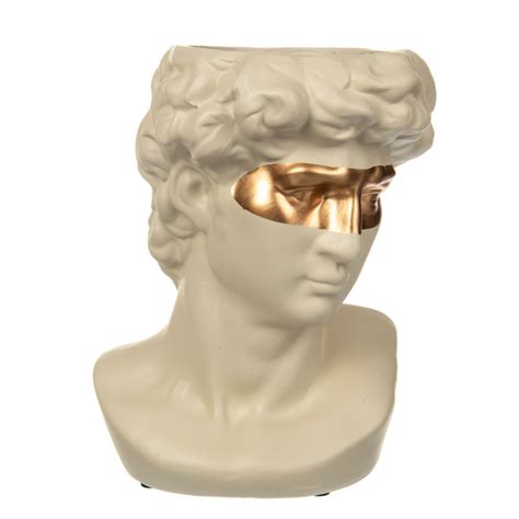 Кашпо керамічне Юнак у масці Pale Sabefet Al98416 фото відгуки характеристики в інтернет