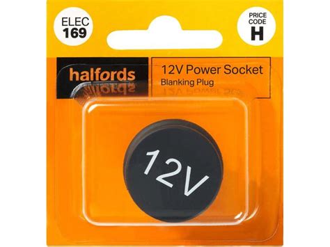 Halfords 12v Power Socket Cover Elec169 Halfords Uk