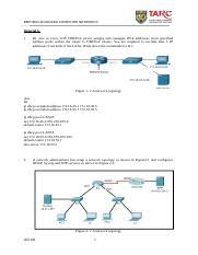 T6 DHCPv4 Docx BMIT3094 ADVANCED COMPUTER NETWORKS Tutorial 6 1 R1 Acts As Cisco IOS DHCPv4