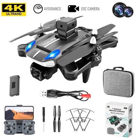 K8 4K HD Dual ESC Camera Optical Flow Positioning Foldable RC Drone RC Drone And Foldable RC