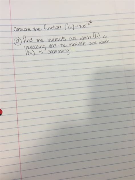 solved consider the function f x xe x 2 a find the