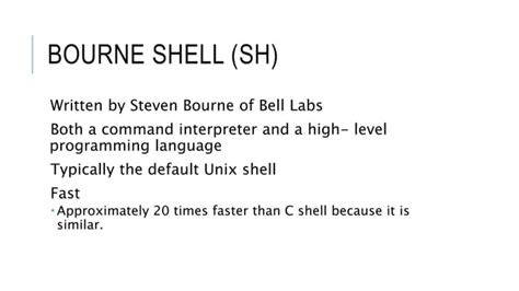 Bash Shell Scripting Pptx
