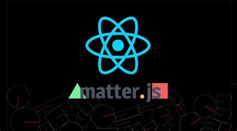 how to setup and use matter js in a react app