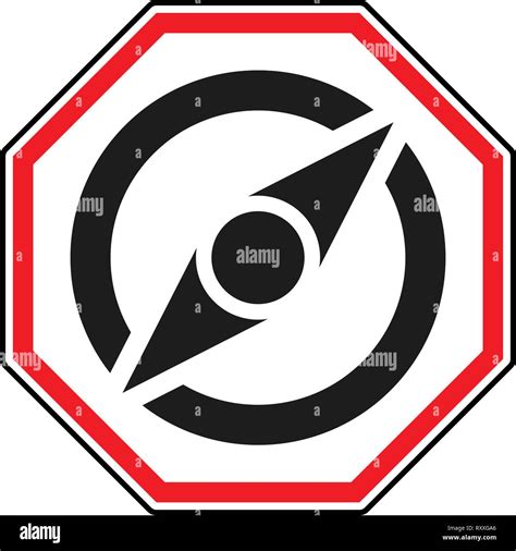 Icon With Compass Symbol Guidance Exploration Navigation Concepts Stock Vector Image And Art