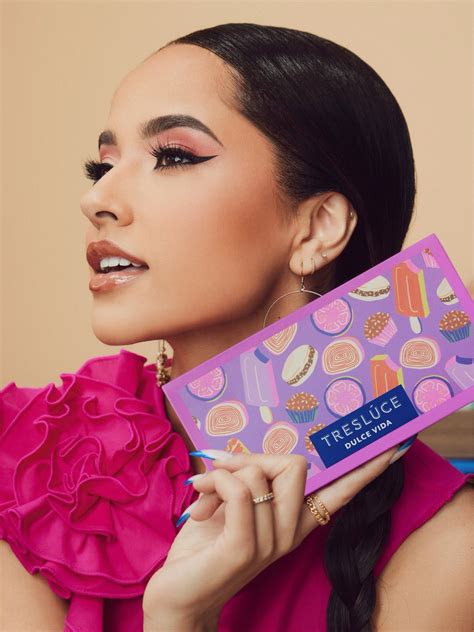 daily becky g on Twitter Becky G for Treslúce Beautys new collection Dulce vida