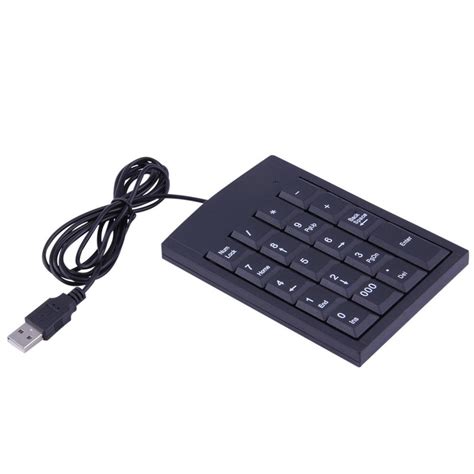 【new Arrival】mini Usb Keyboard Usb Wired Numeric Keyboard Keypad Adapter 19 Keys For Laptop Pc