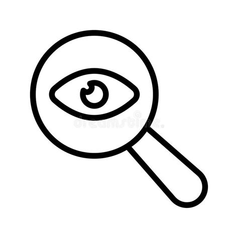 Monitoring Icon Stock Vector Illustration Of Vision 259286864