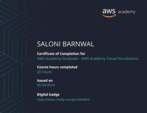 saloni barnwal on linkedin aws cloudcomputing learningjourney