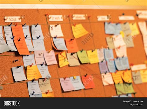 Sticky Note Scrum Image And Photo Free Trial Bigstock