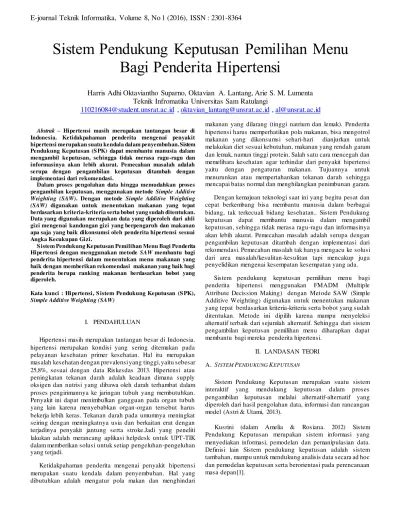 Top Pdf Struktur Menu Aplikasi Sistem Pengambilan Keputusan Dalam